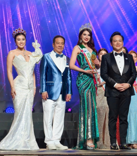 Emily Hồng Nhung trao vương miện cho Hoa hậu Du lịch Toàn cầu