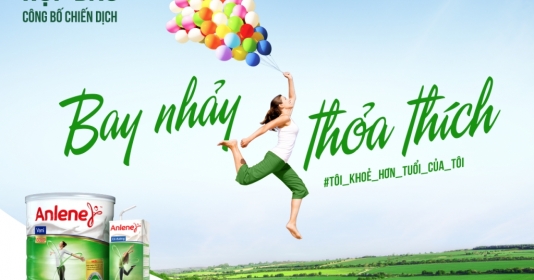 Bay nhảy thỏa thích cùng Anlene