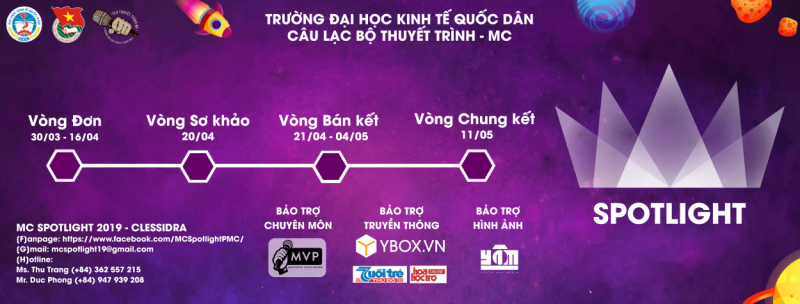 MC SPOTLIGHT 2019 – Nơi luyện rèn của người trẻ