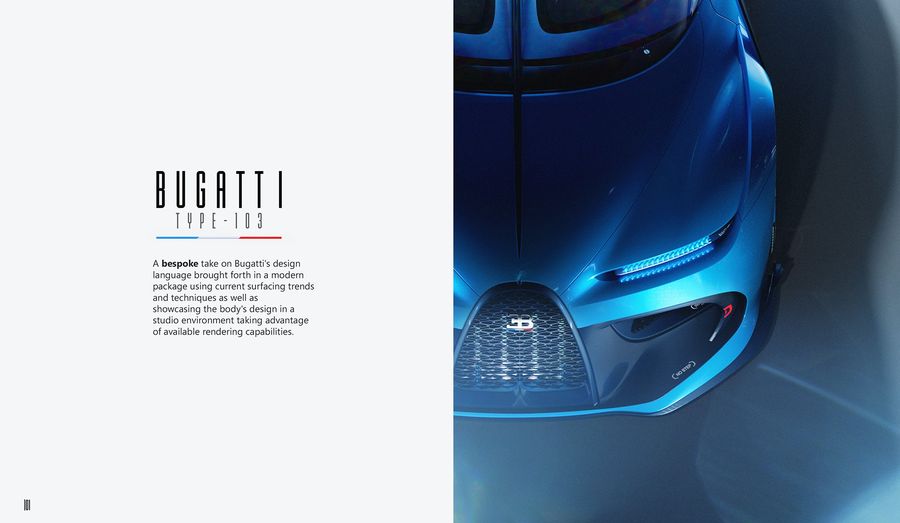 Bugatti Type 103 Concept - phiên bản diện mạo thú vị hơn của Chiron